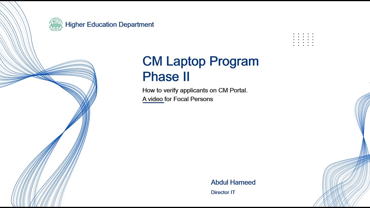 Step-by-Step Guide: Verifying Laptop Applicants on CM Laptop Portal ...