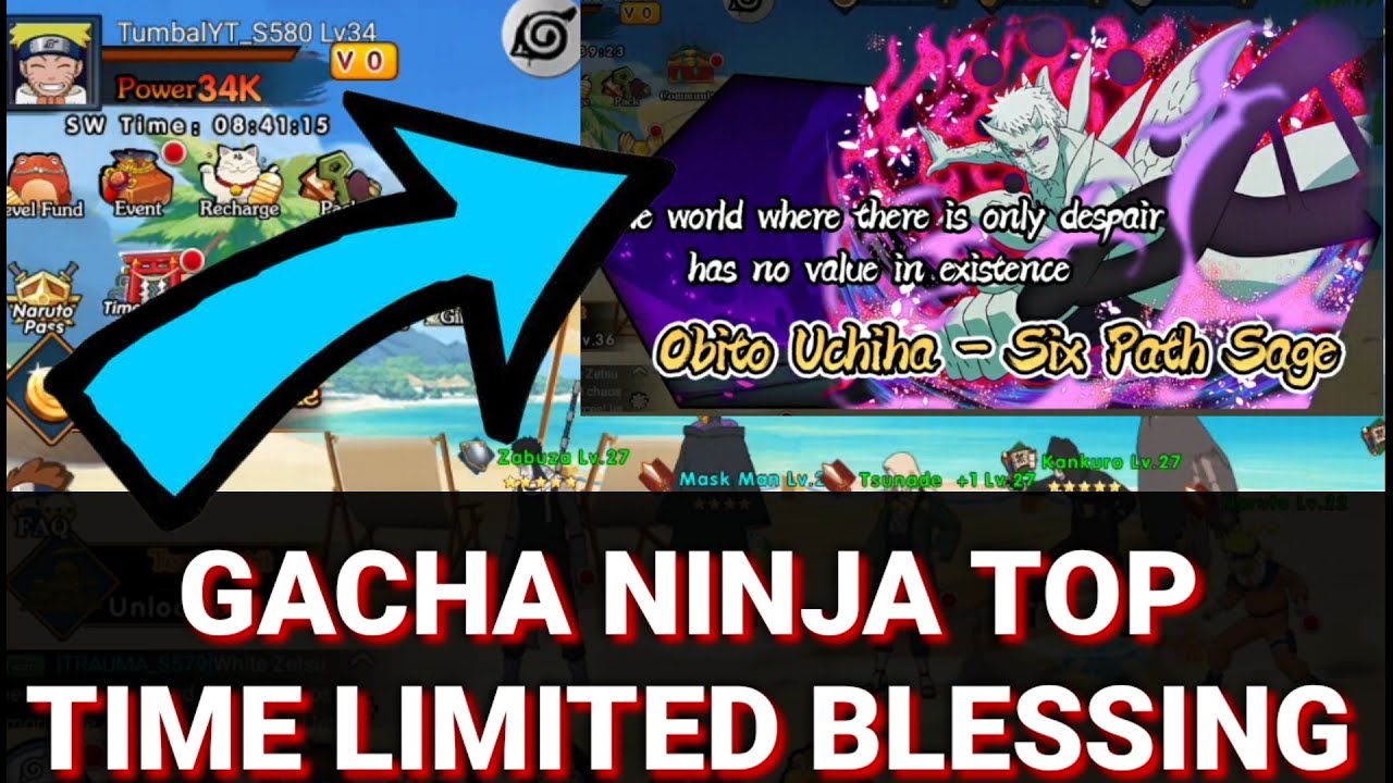 Ultimate Fight:Survival - Gacha Ninja Top Time Limited Blessing - YouTube