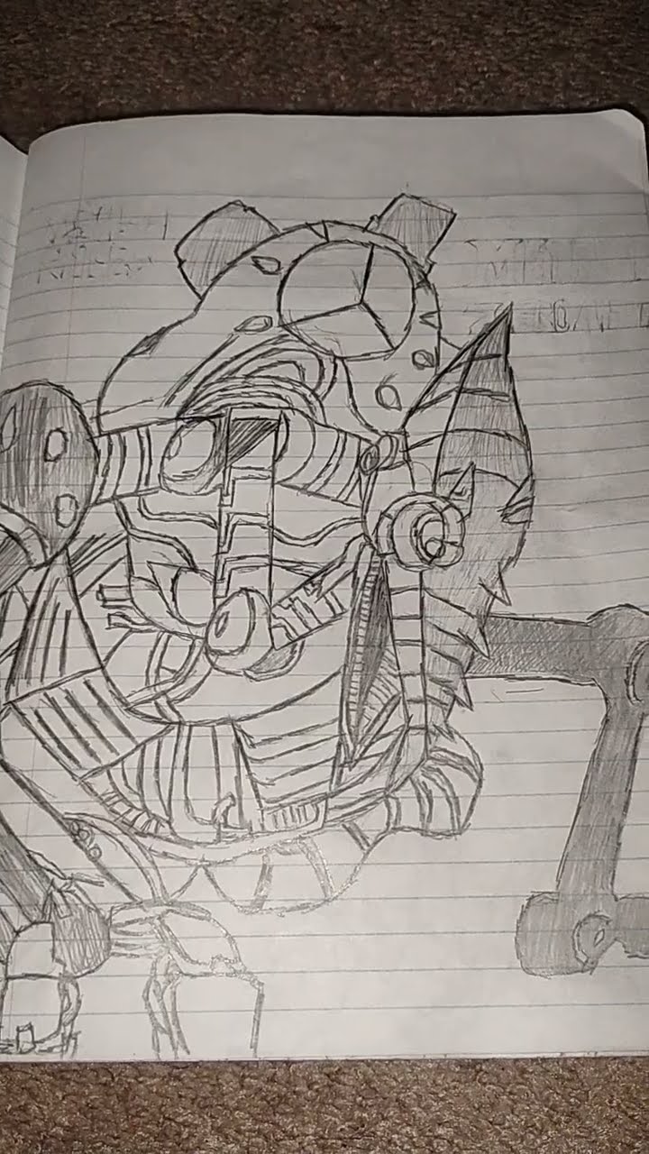 Mecha Ridley - Metroid zero mission (drawing 14) #drawing #art - YouTube