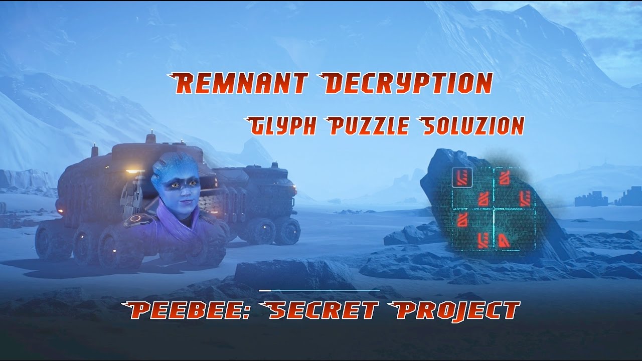 Mass Effect: Andromeda - Remnant Decryption: "Peebee: Secret Project ...