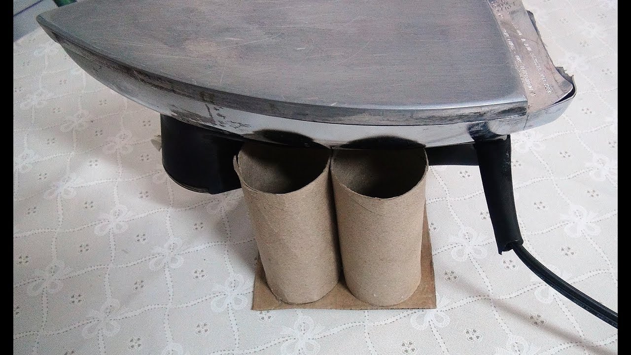 How to Make IRON HOLDER withToilet Paper Roll - DIY - YouTube