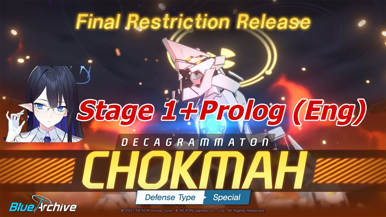 【Blue Archive】 Final Restriction Release Decagrammaton - Chokmah Stage ...
