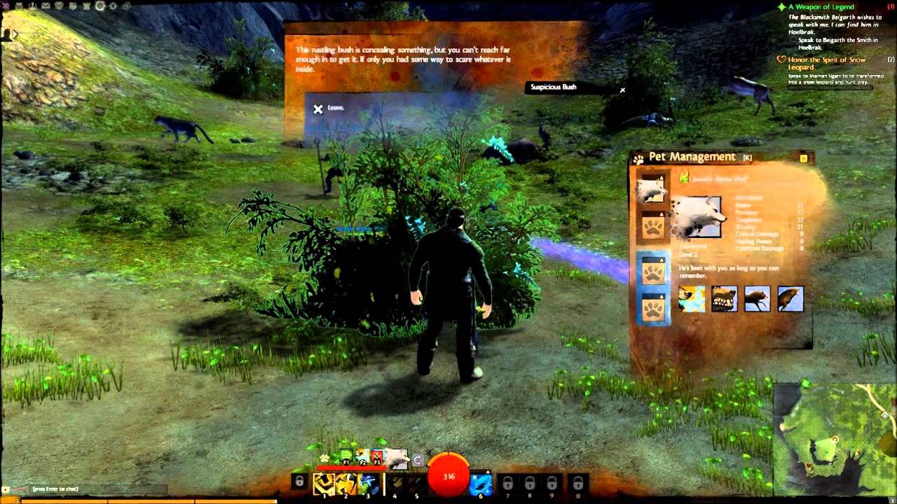 Guild Wars 2: Gameplay - Norn Ranger Part 2 - YouTube