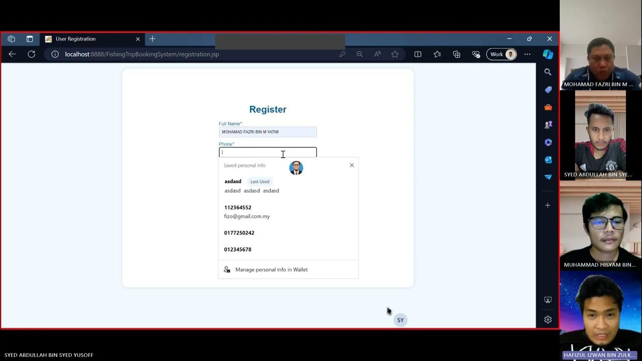 Group 1 Presentation Fishing Trip Booking System CSC584 - YouTube