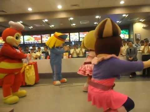 Jollitown character at Jollibee SM Gensan - YouTube