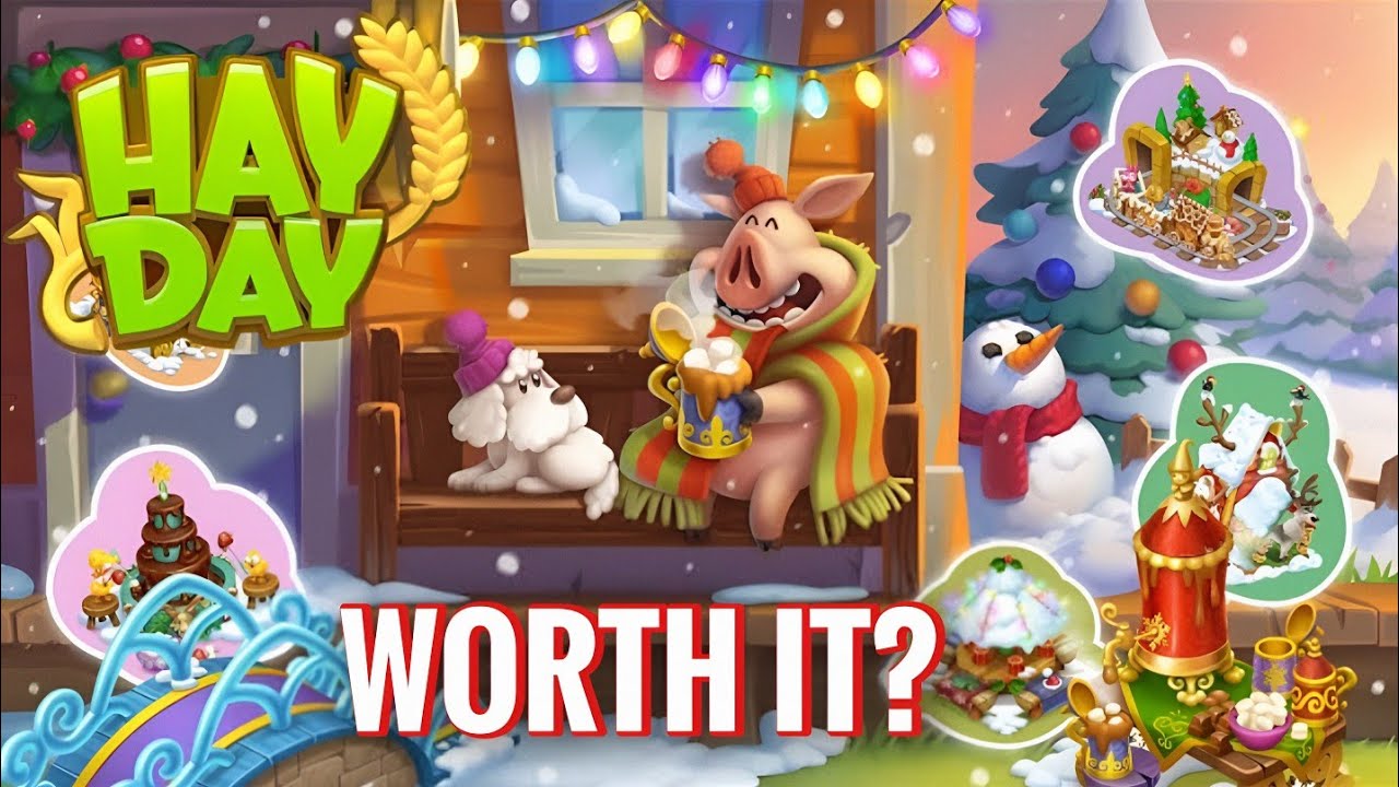 Hay Day Update: Winter Sticker Books (December 2025) - YouTube