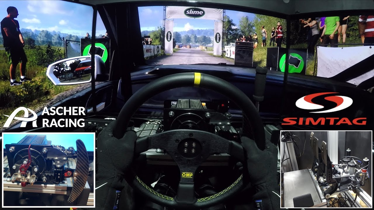 Simtag Hydraulic Pedals [Silver Edition] & Push-Pull Rally Shifter by ...