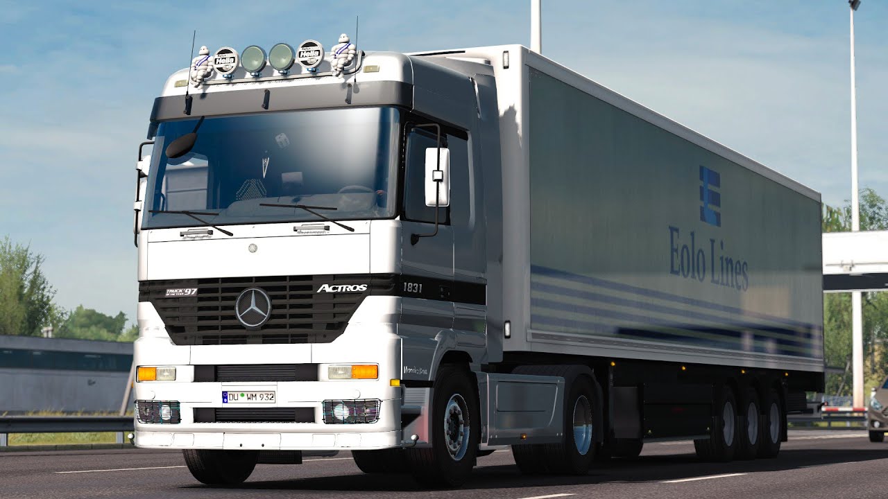 Mercedes Actros MP1 | Euro Truck Simulator 2 Mod [ETS2 1.39] - YouTube