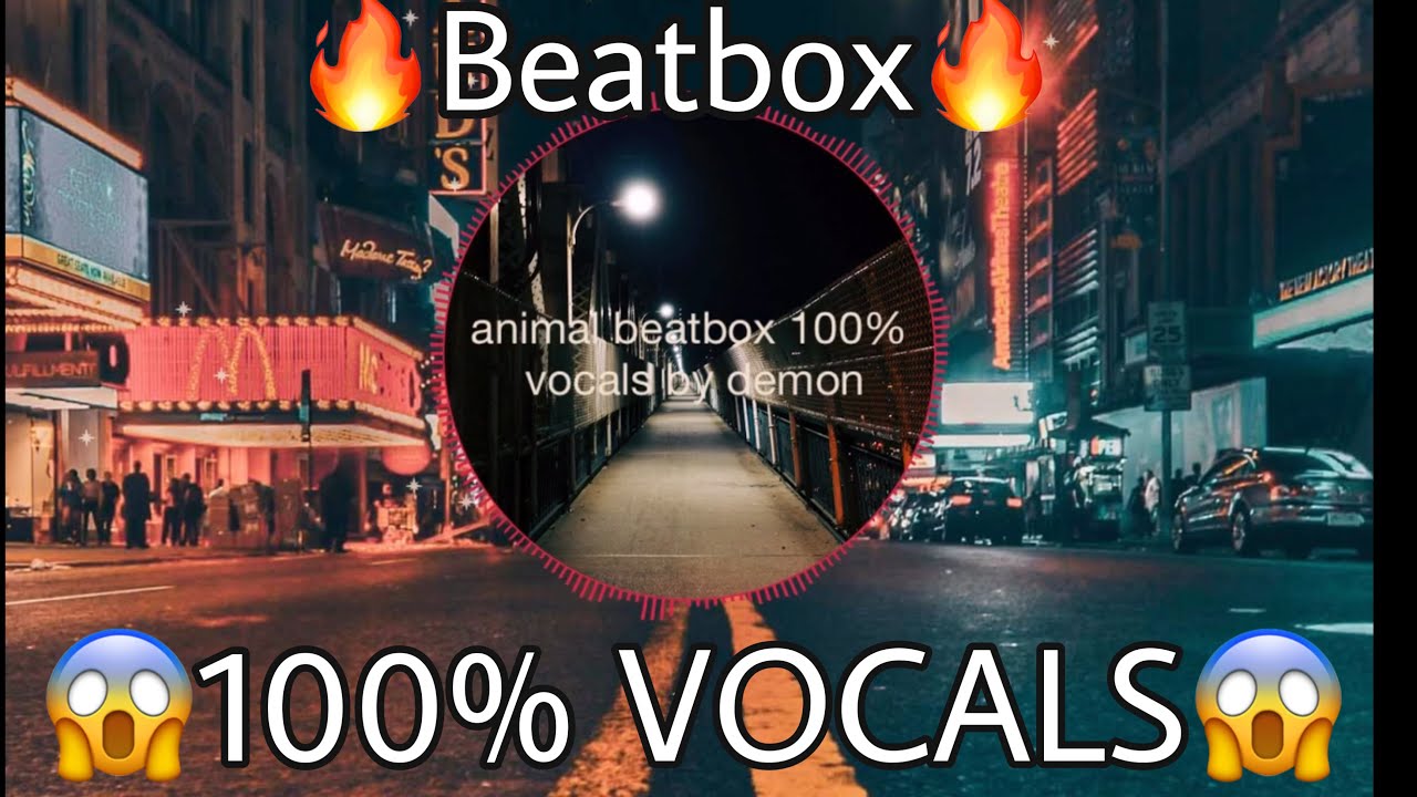Animals beatbox (martin garrix cover) 100% vocals| wait for the drop # ...