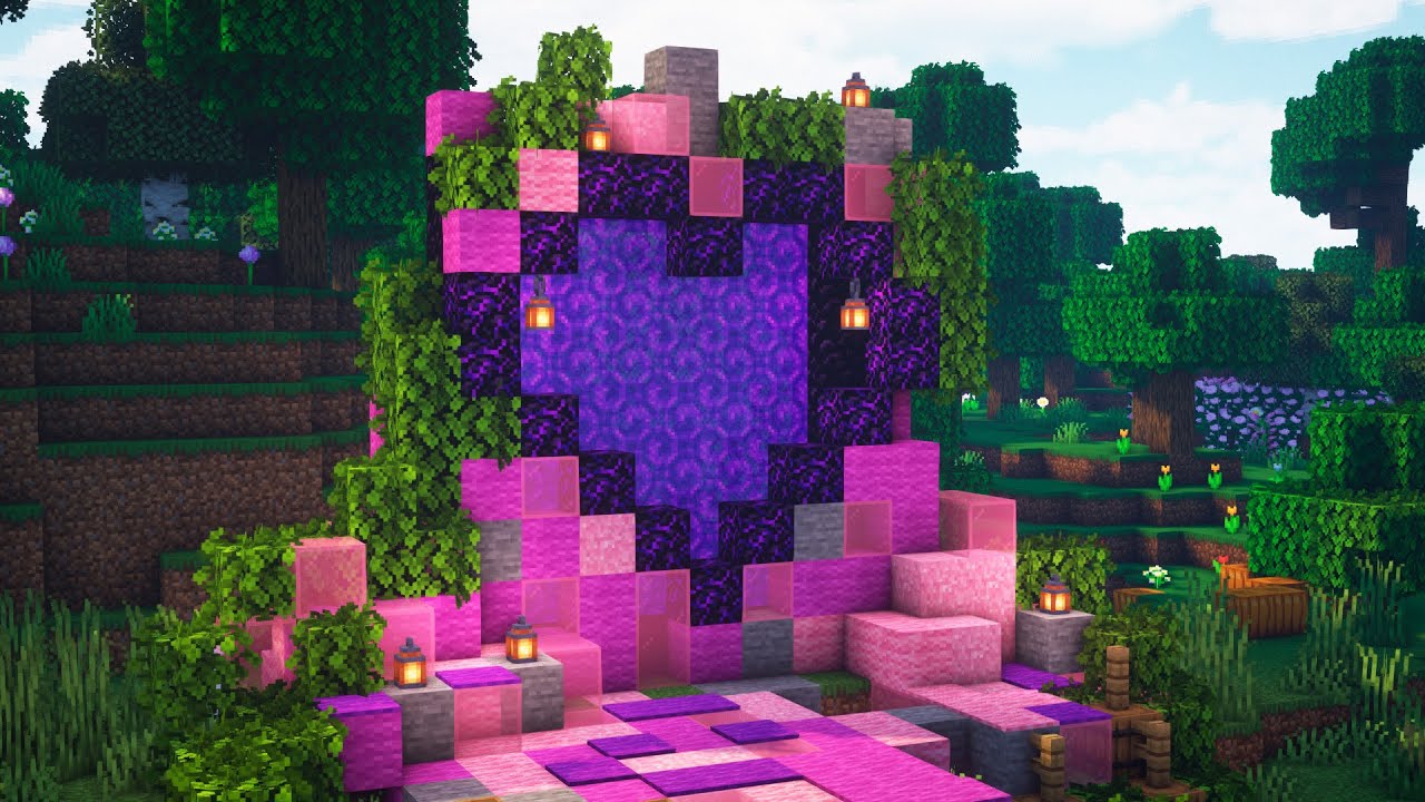 Very Interesting Unusual Decoration of the Portal to the Nether World ...