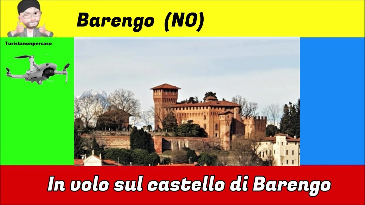 Barengo(NO) - In volo sul castello di Barengo. - YouTube