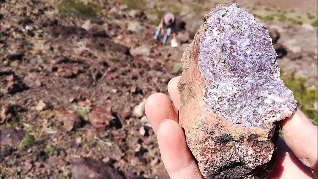 Rockhounding Purple Jasper || California, USA - YouTube