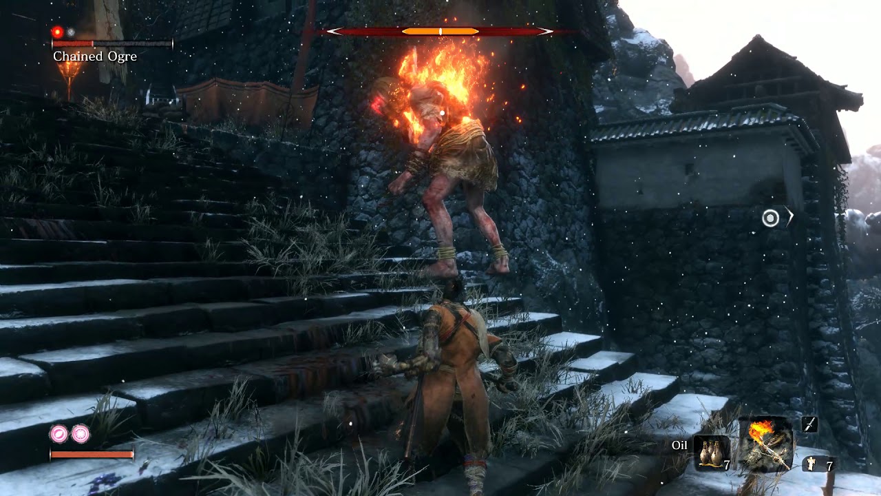 Sekiro: Shadows Die Twice How to defeat Chained Ogre Easily - YouTube