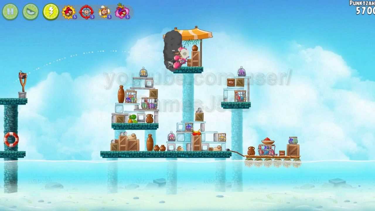 Angry Birds Rio High Dive Level 11 Walkthrough 3 Stars Lösung - YouTube