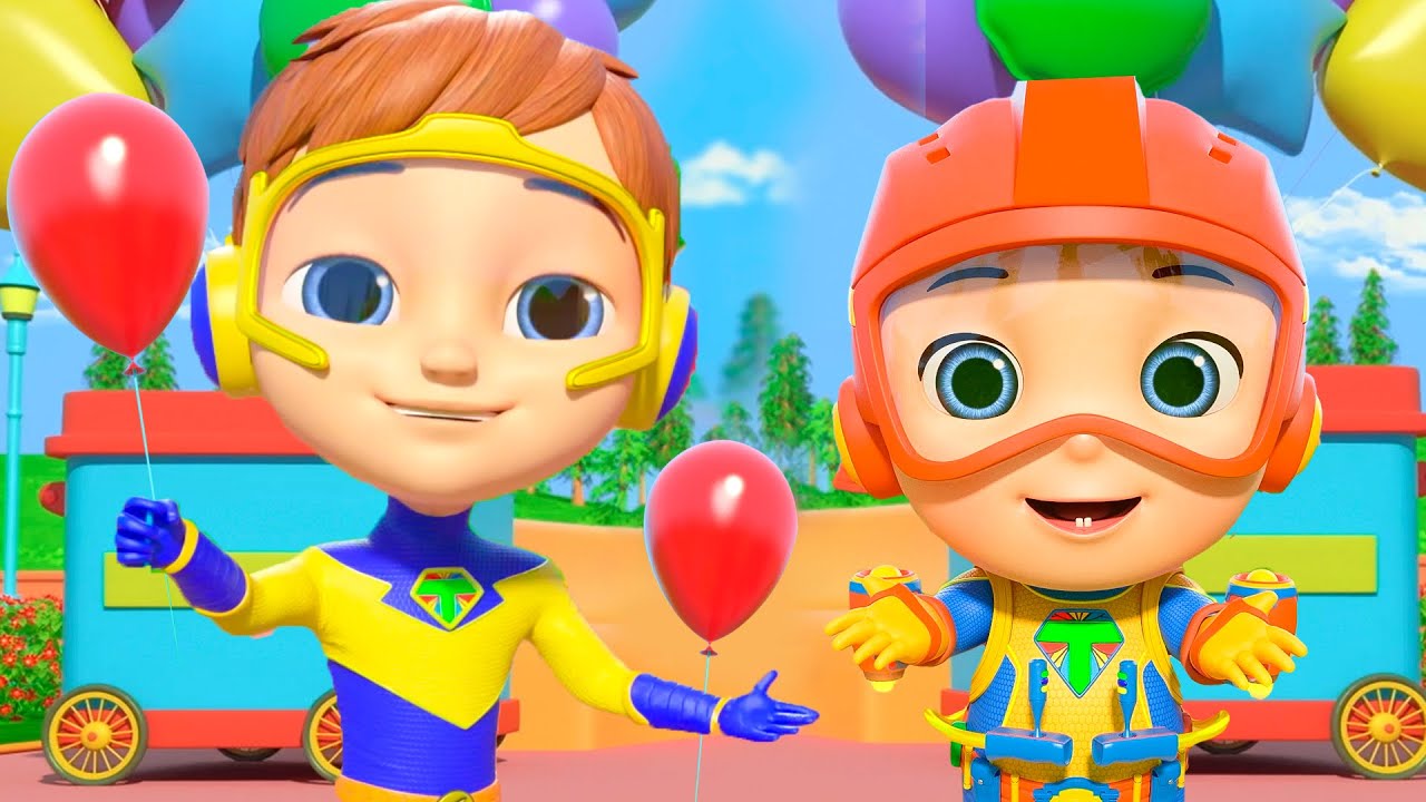 Balloon Color Song + More Nursery Rhymes & Cartoon Videos for Kids ...