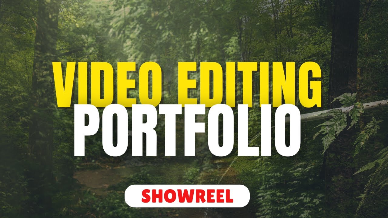 Beginners Video Editing Portfolio 2024 | Showreel | Graphic designer ...