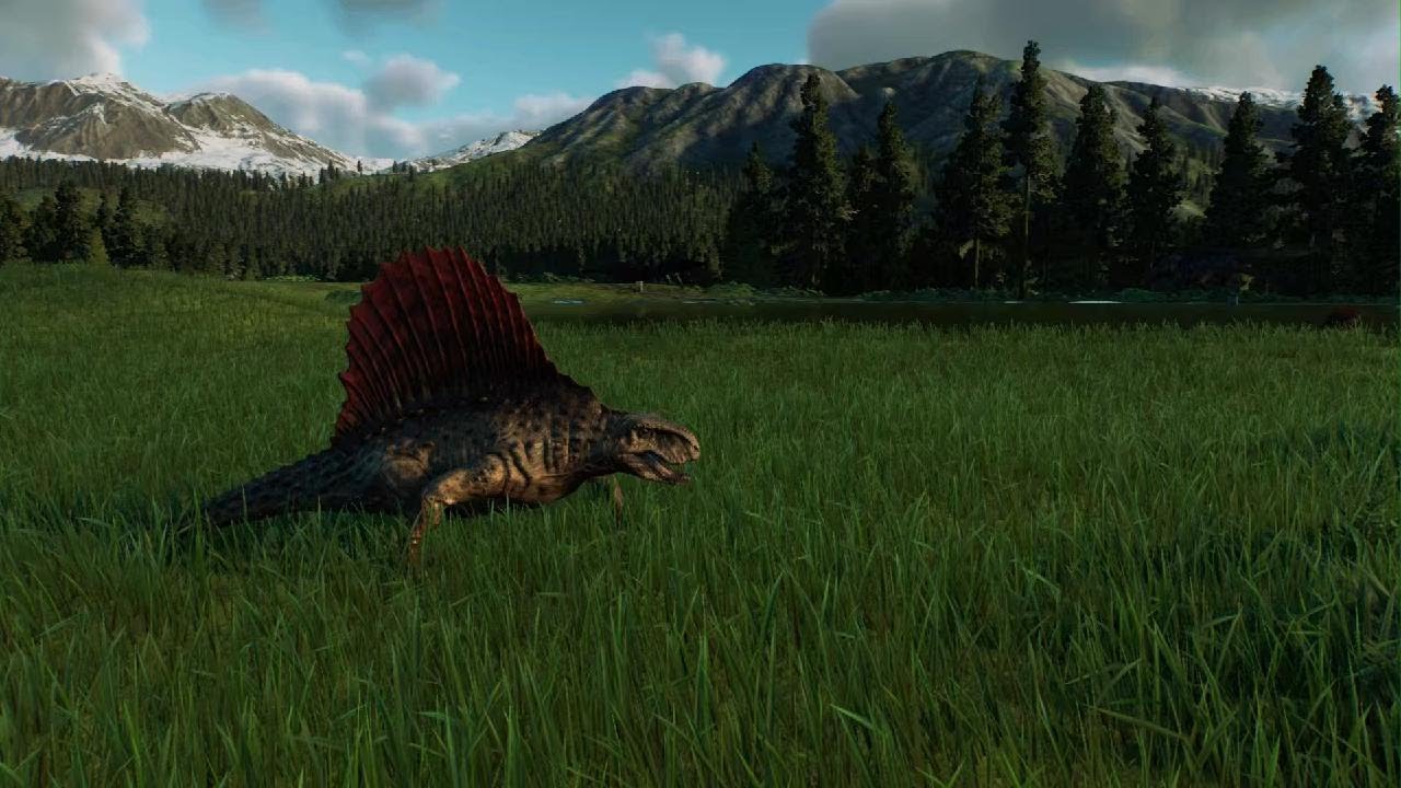 JWE 2 funny dimetrodon running - YouTube