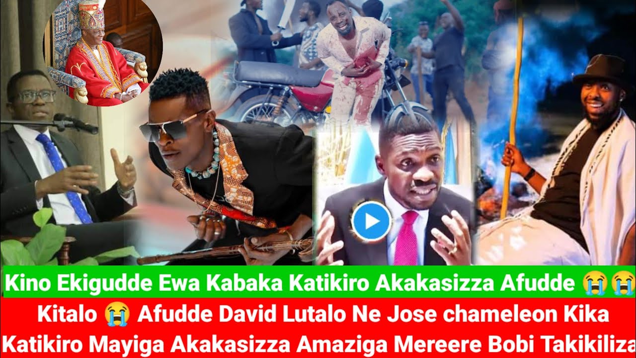 Kitalo 😭 Afudde Katikiro Mayiga Akakasizza David Lutalo Ne Chameleon ...