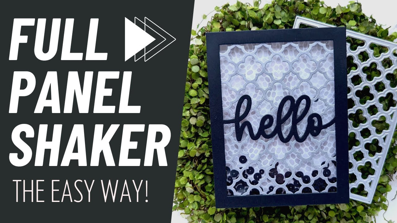 Full Panel Shaker Cards | The Easy Way - YouTube
