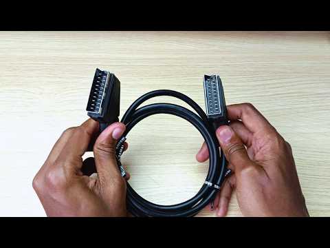 SCART, The easiest analog video cable & port to connect, How to