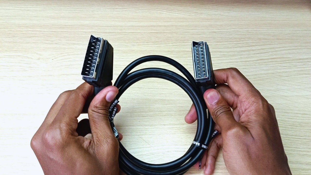 SCART, The easiest analog video cable & port to connect, How to - YouTube