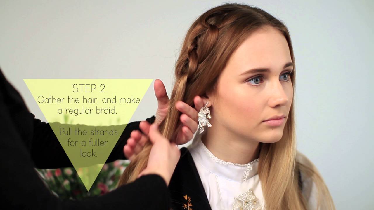 How to: Knotted Loop Braid - YouTube