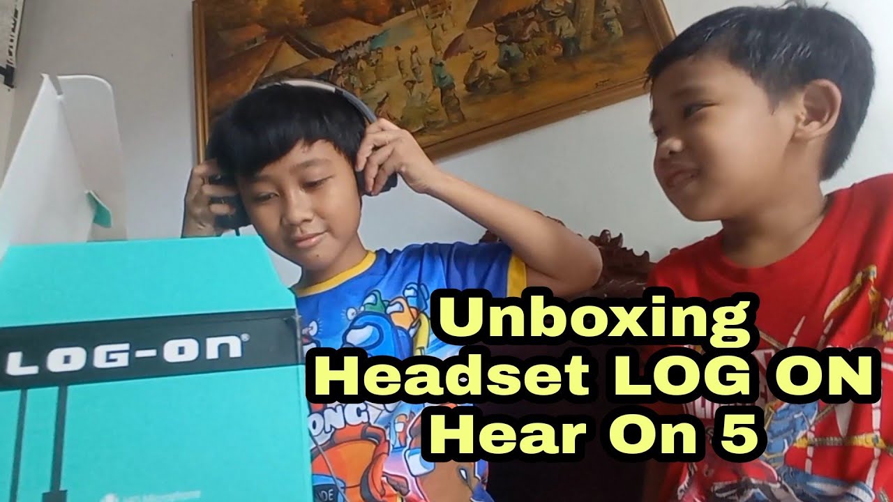 Unboxing Headset LOG ON - Hear On 5 - YouTube