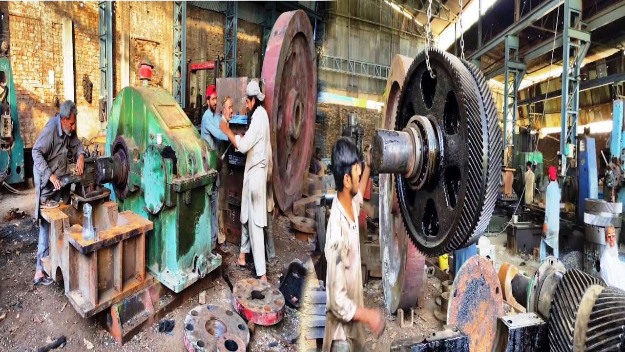 How To The Genius Mechanic Repair And Fitting Big Rolling Mill Gearbox ...