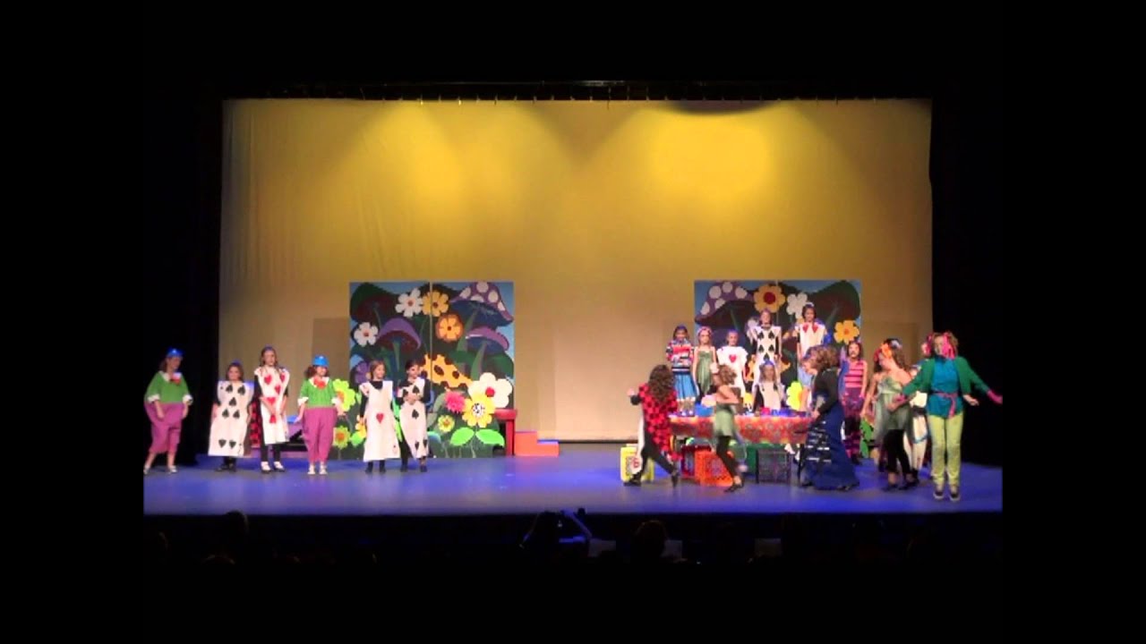 Alice in Wonderland Jr- Unbirthday Song - YouTube