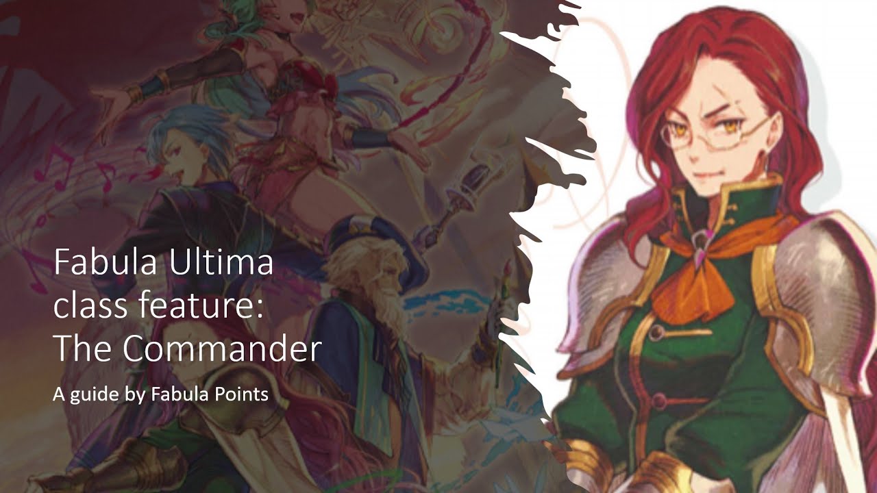 Fabula Ultima class feature - The Commander - YouTube