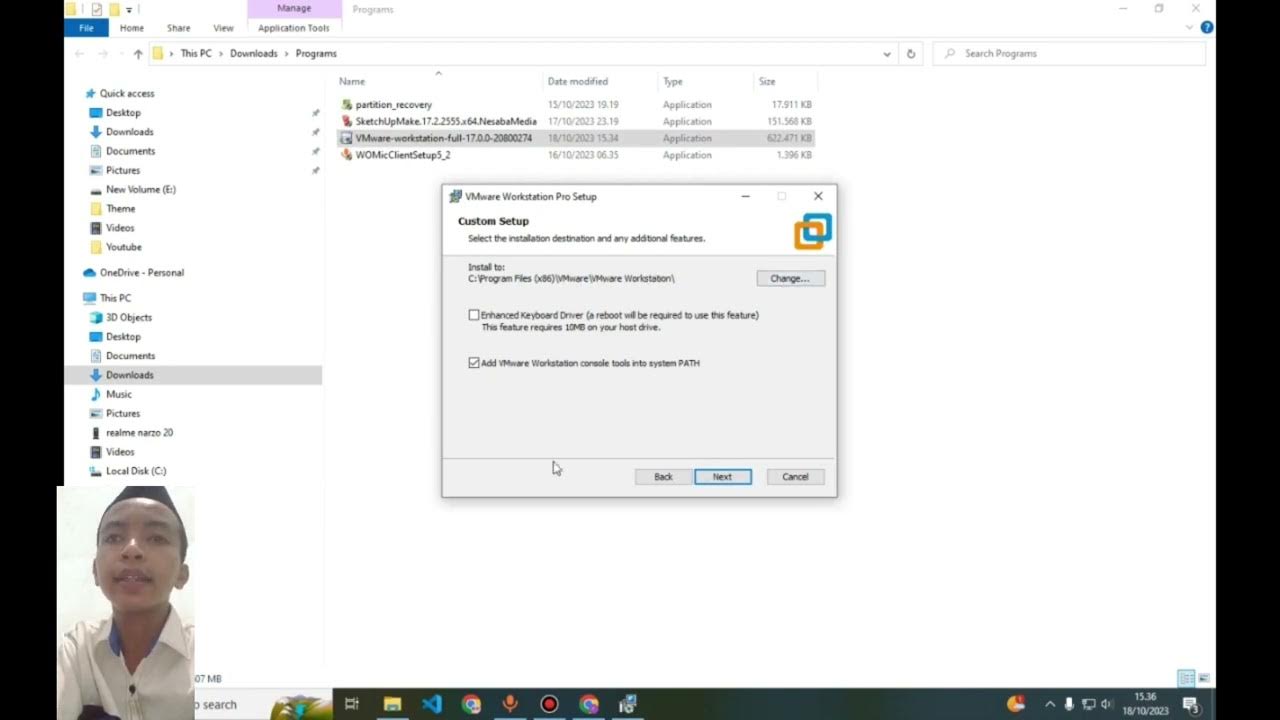 tutorial mendownload dan menginstal VMWARE workstation 17 pro - YouTube
