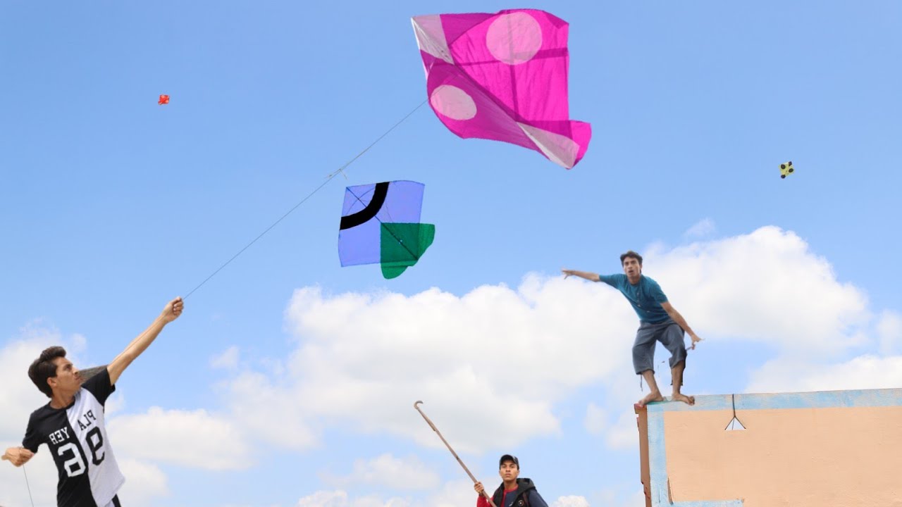 Kite Caught With Kite Challenge Nasir Vs Abubaker - YouTube
