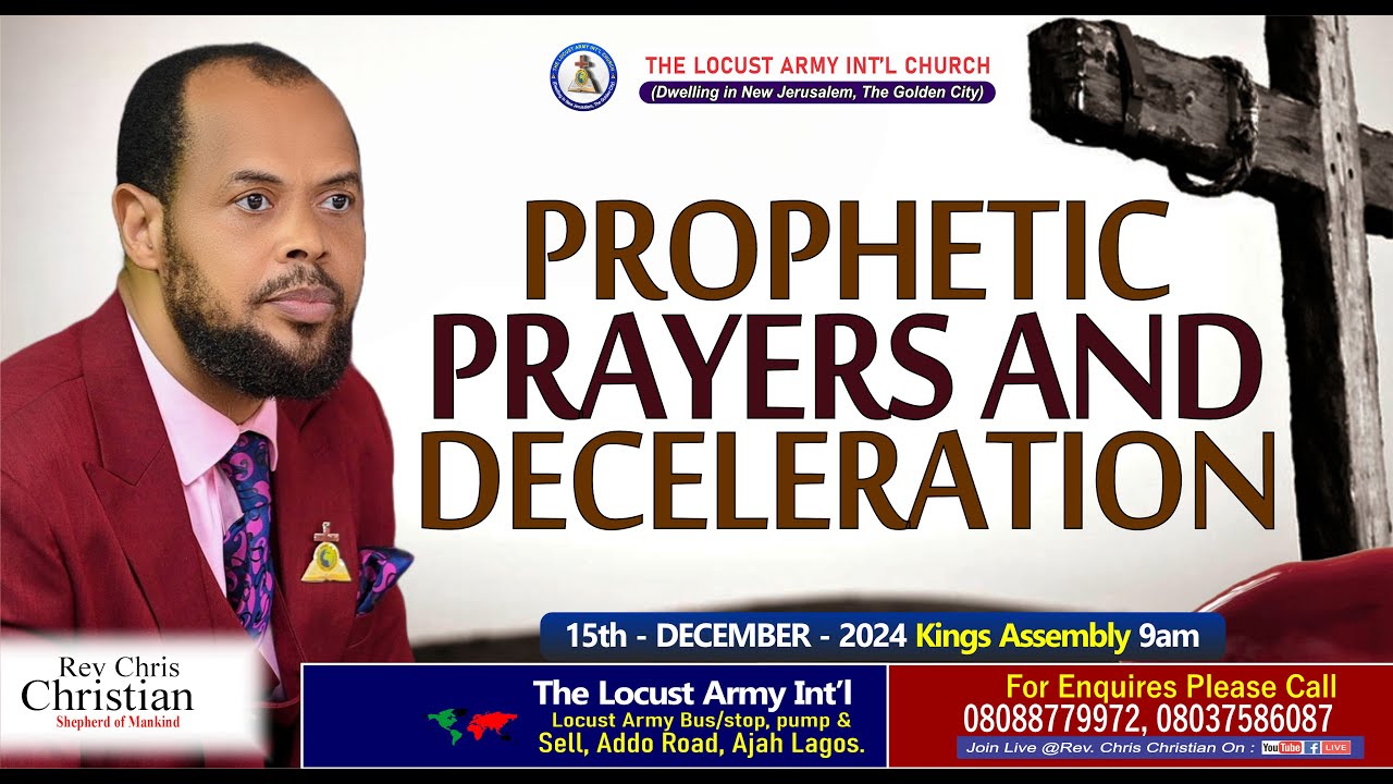 Rev Chris Christian - PROPHETIC PRAYERS AND DECLARATION - YouTube
