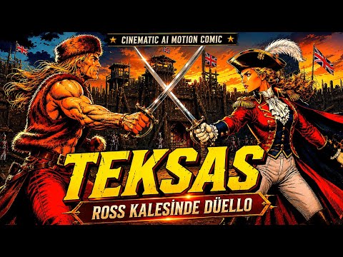 💬 TEKSAS Cinematic AI Motion Comic | Ross Kalesinde Düello 1