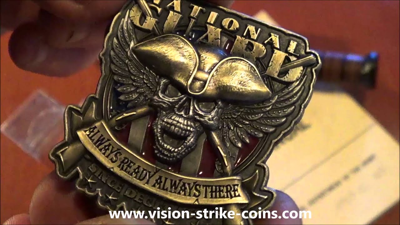 US Army National Guard Coin from Vision-Strike-Coins.com! - YouTube