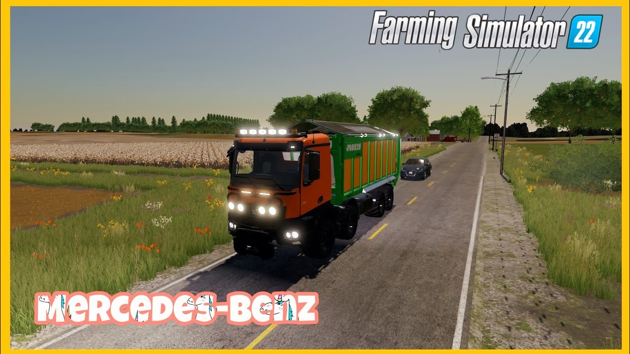 MERCEDES BENZ AROCS AGRAR - NEW FS22 MODS: FARMING SIMULATOR 22 - YouTube