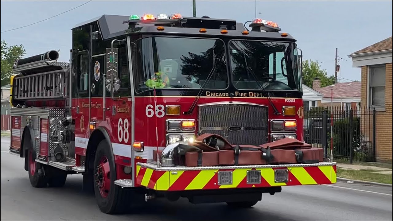 *Fire* Chicago Fire Dept Engine 68 Responding - YouTube