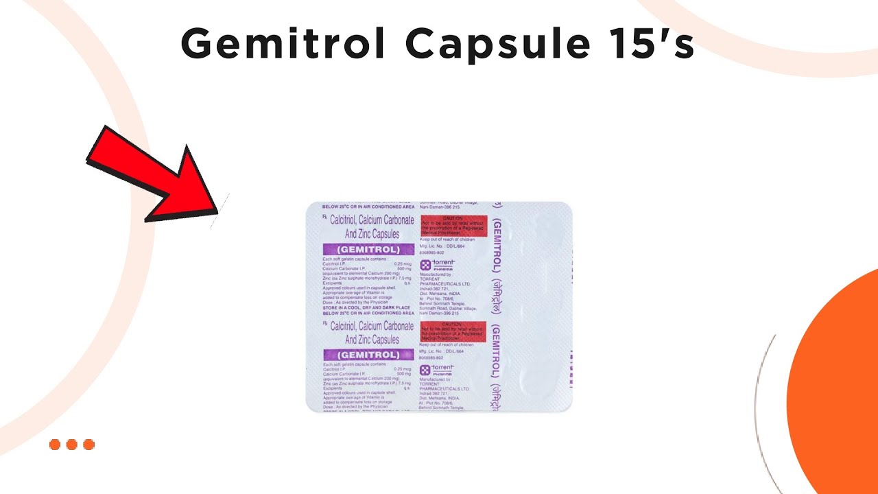 Gemitrol Capsule - Uses, Side Effects & Dosage - YouTube