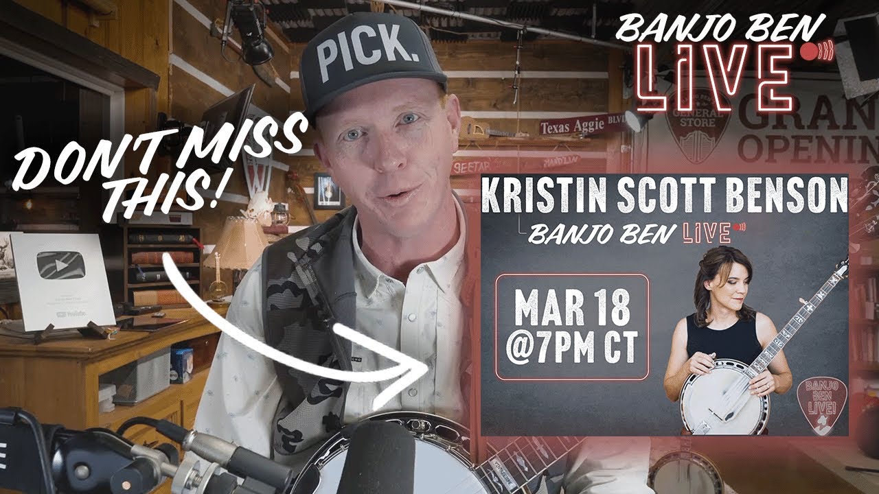 Banjo Ben LIVE with Kristin Scott Benson! March 18, 2025! - YouTube