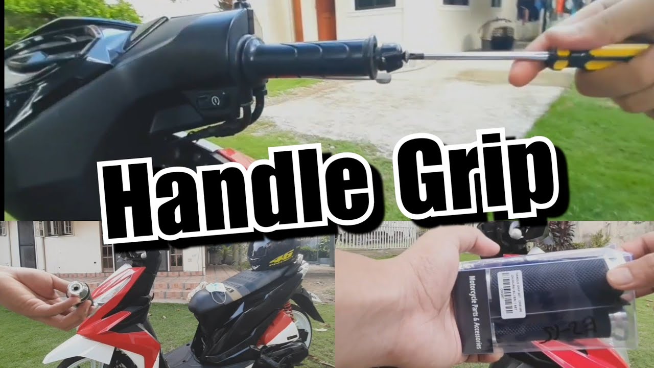 HOW TO INSTALL HANDLE GRIP OF HONDA BEAT FI V2 - YouTube