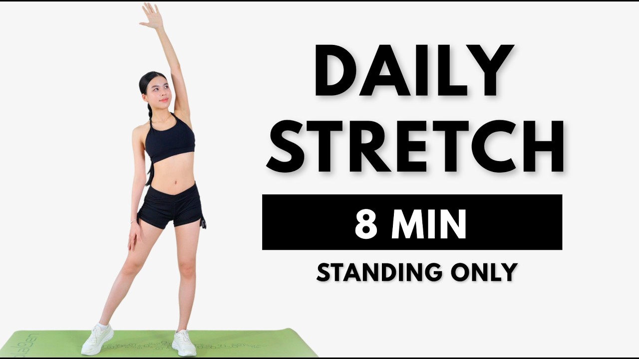 BEST DAILY STRETCHING ROUTINE ( Full Body ) - 8 Min Dynamic Stretching ...