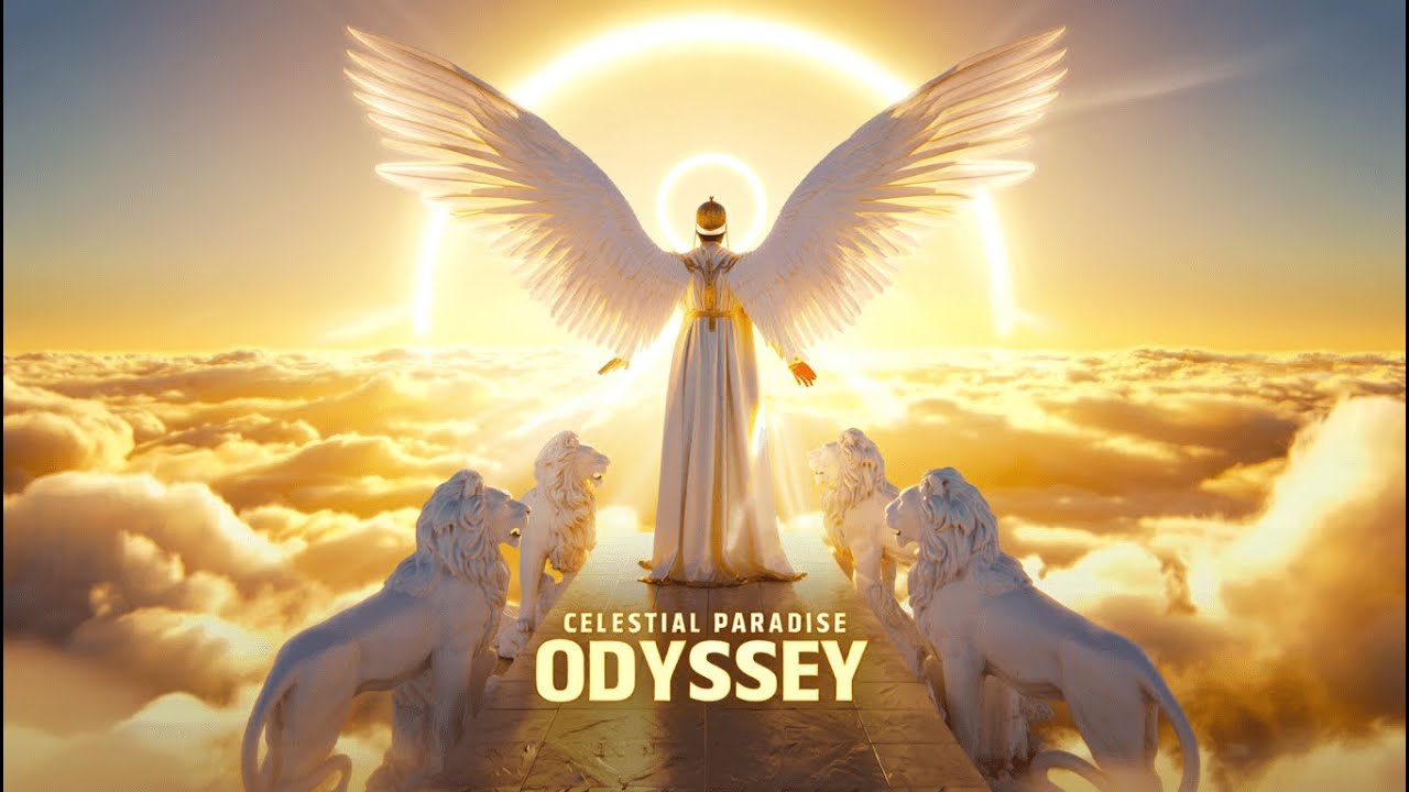 Celestial Paradise Odyssey | Heavenly Golden Realms in 4K - YouTube