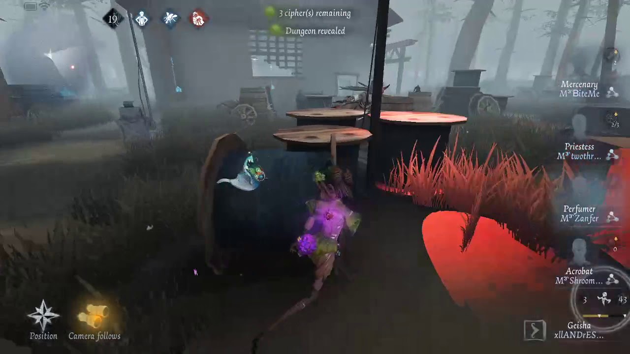 S11 Perfumer vs. Geisha Arm's Factory | Identity V - YouTube