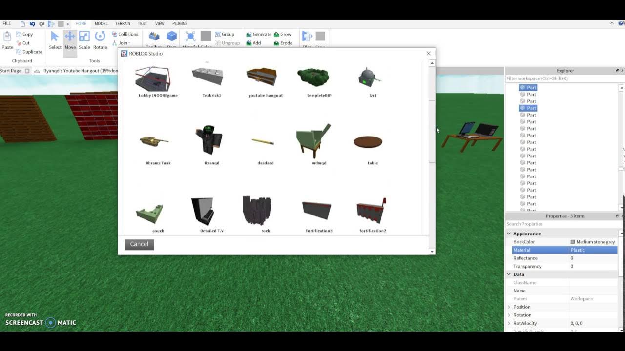 Roblox Studio: How To Make Your Own Models - YouTube
