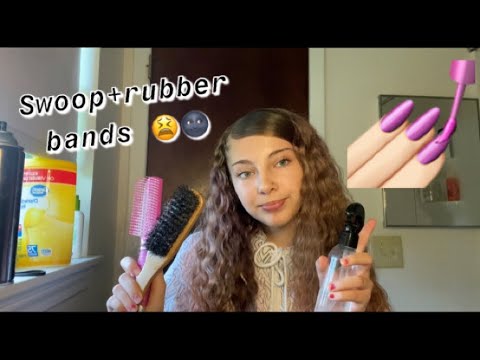 Baddie Rubber-band method// swoop +EDGES - YouTube