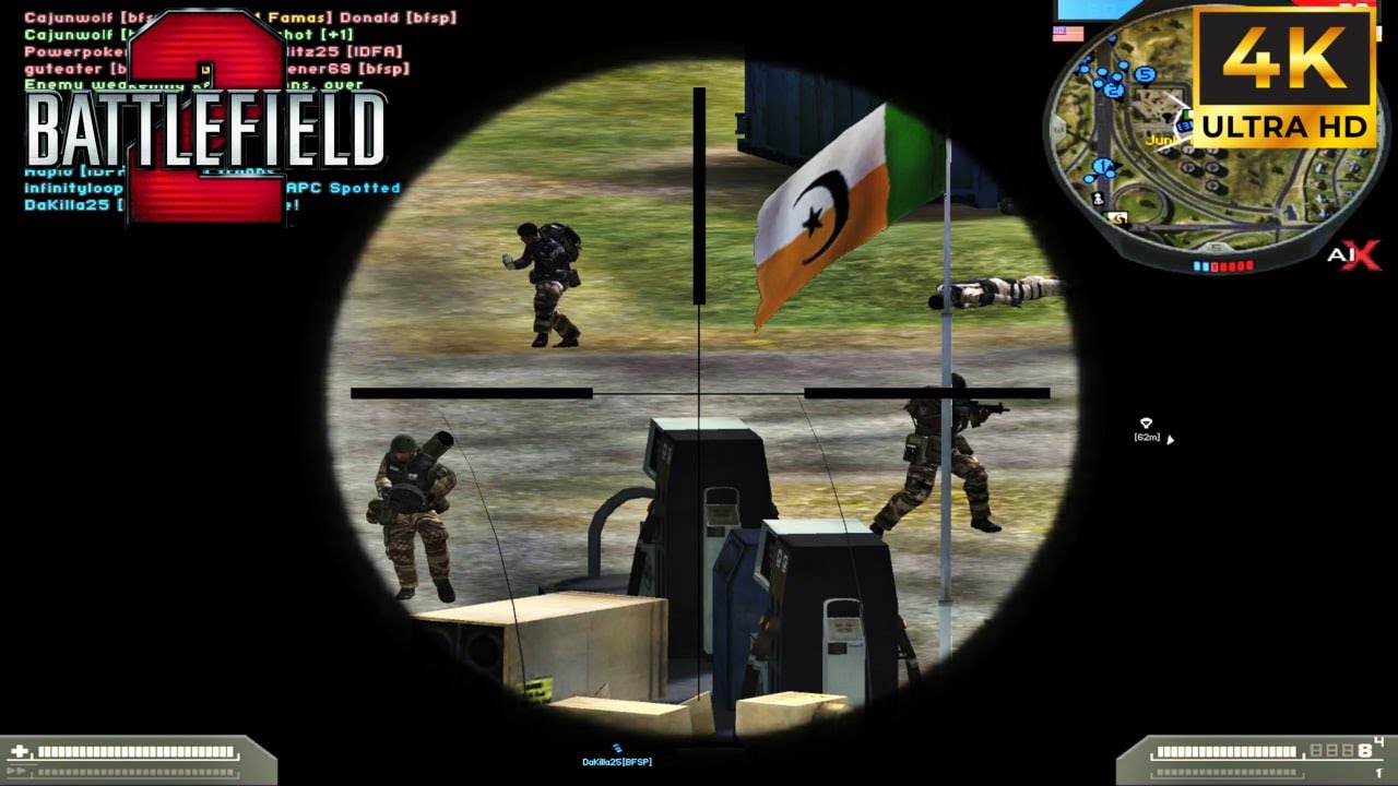 Battlefield 2 (2005) AIX Mod 50 vs 50 Full 4K gameplay - YouTube