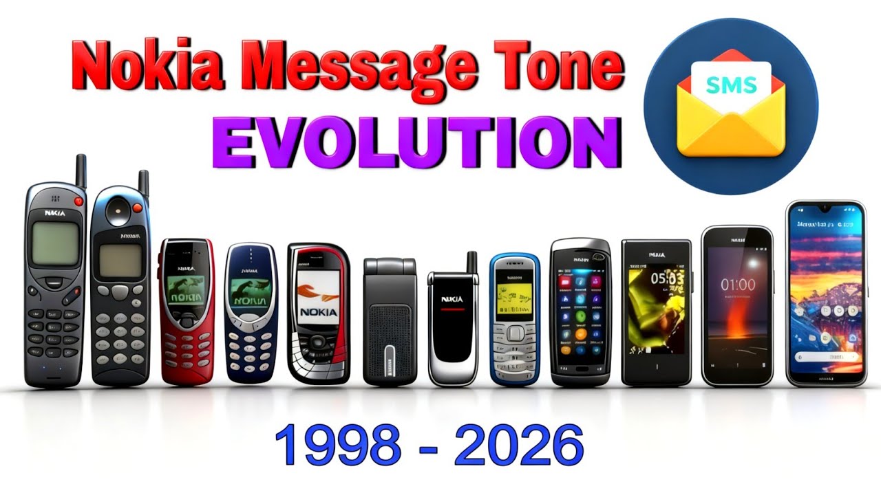 Nokia Message Tone Evolution (1998 - 2026) | Evolution of Nokia SMS ...