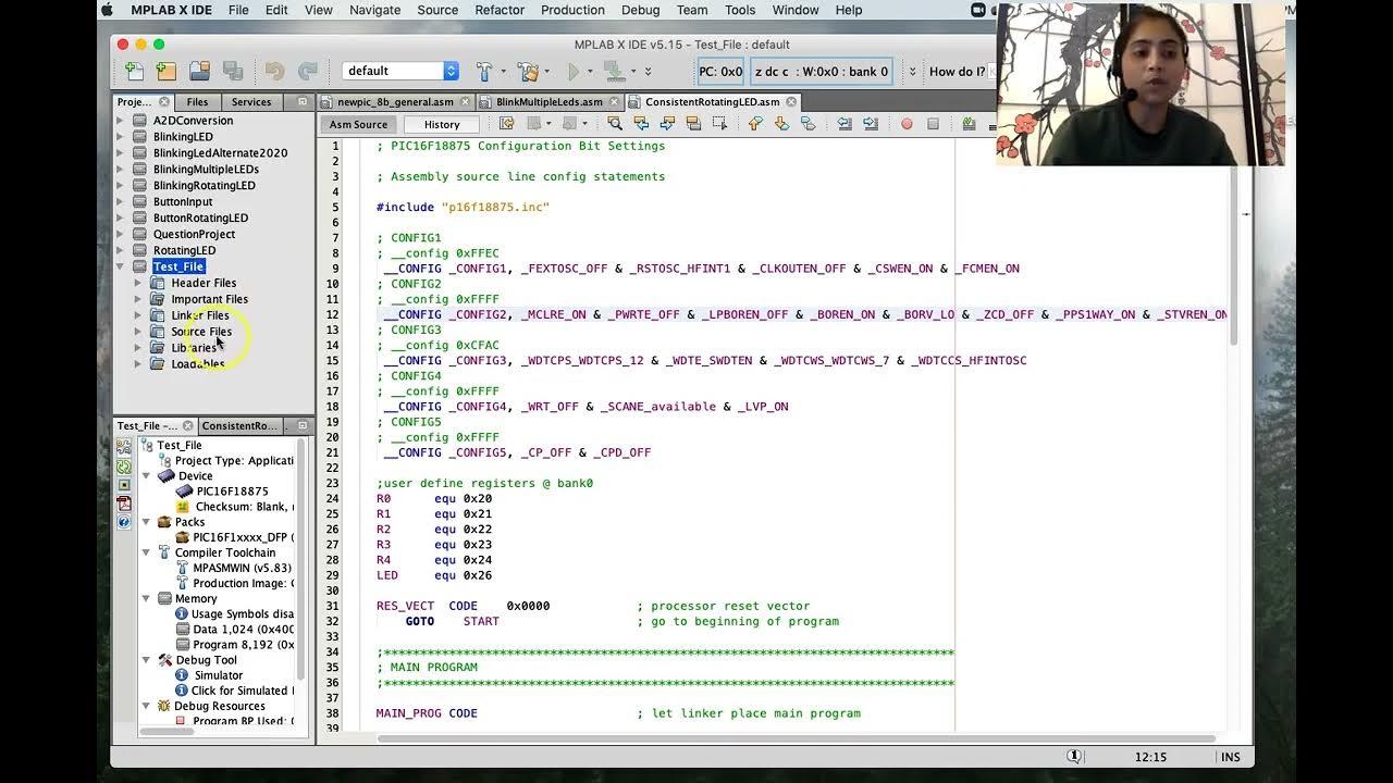 8 Microprocessor/Microcontroller (How to create a new project on MPLAB) - YouTube