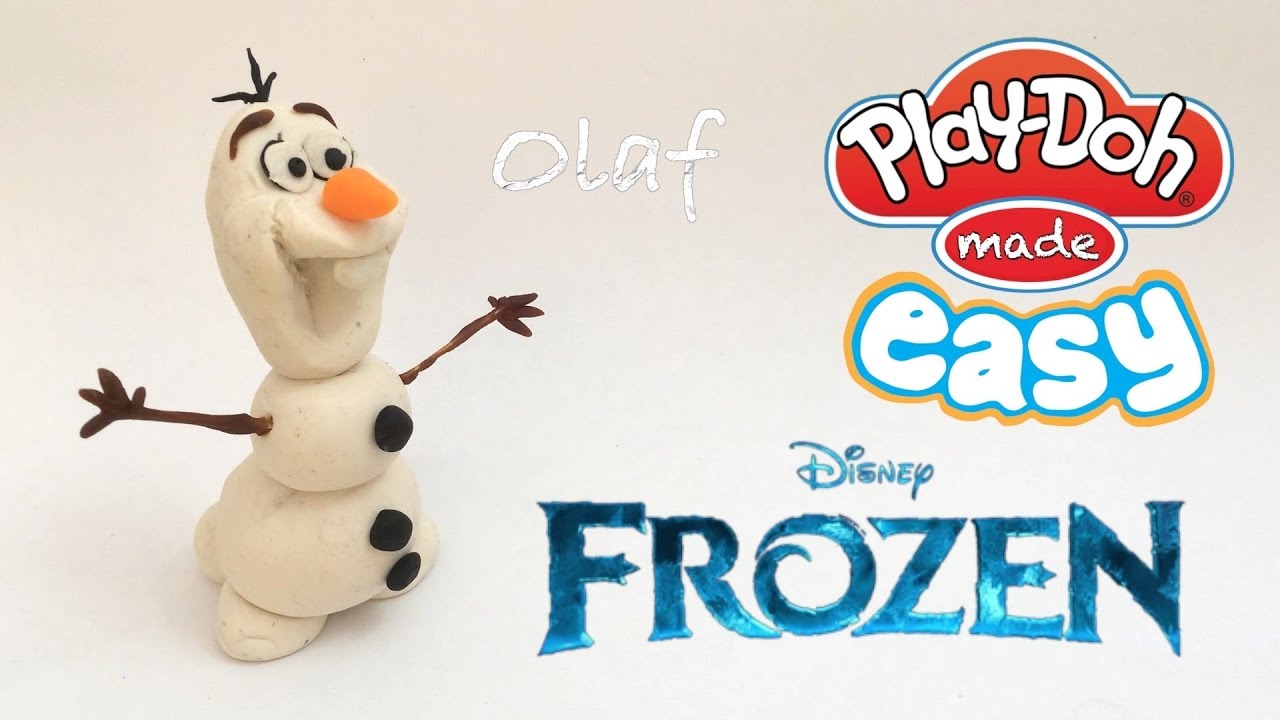 Frozen Olaf plays with Play Doh - YouTube