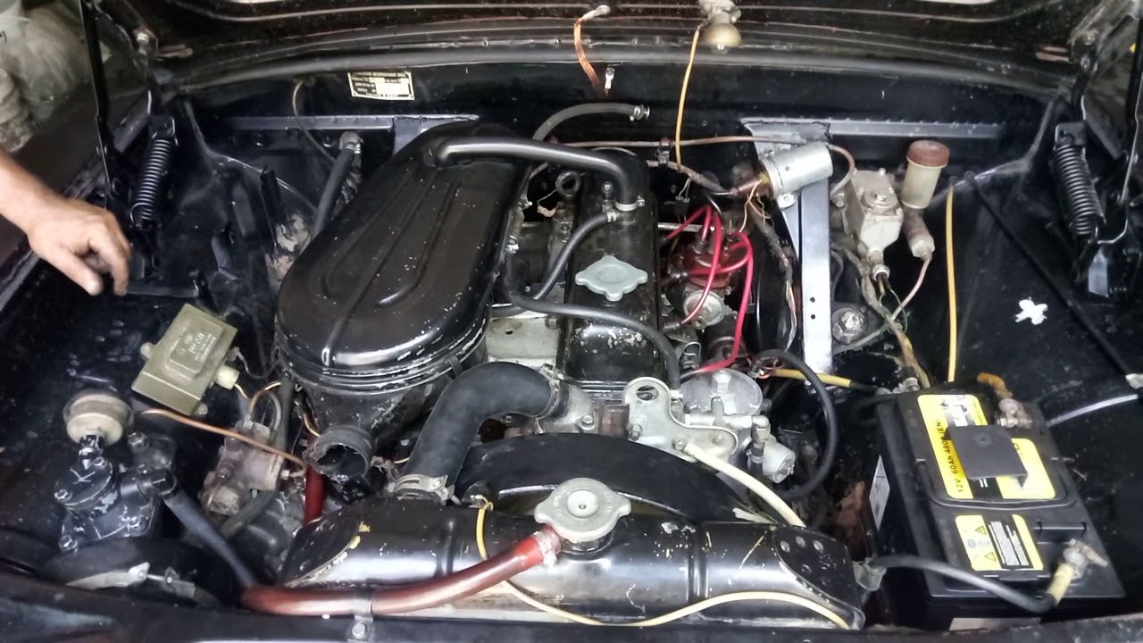 Gaz 24 engine test 3 - YouTube